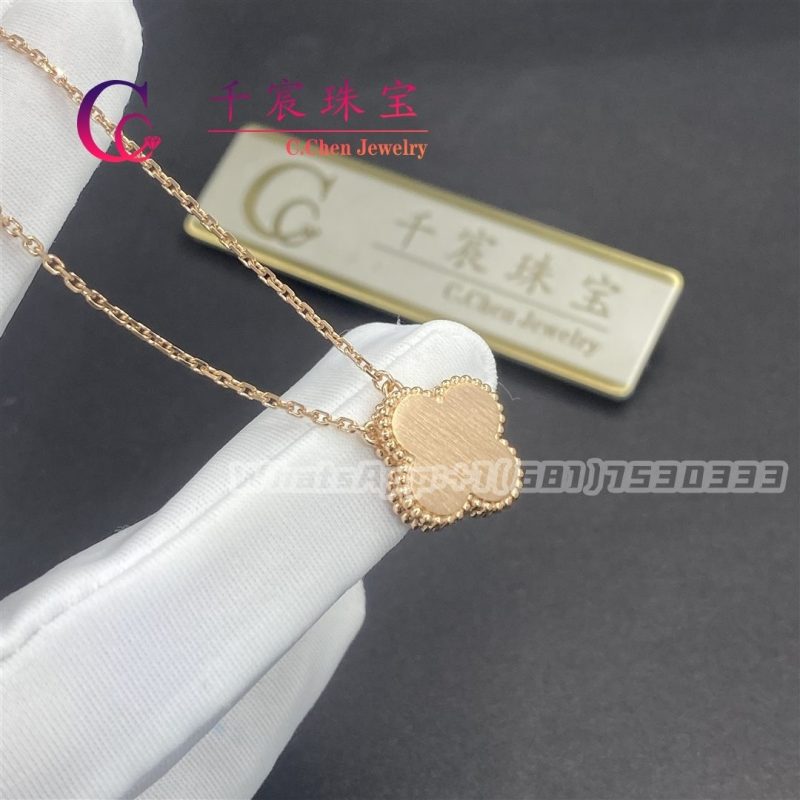 Van Cleef Arpels Vintage Alhambra Pendant Rhodonite 2021 Limited ...