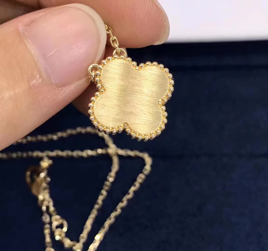 Van Cleef & Arpels Vintage Alhambra Pendant Celestial Blue Sèvres ...