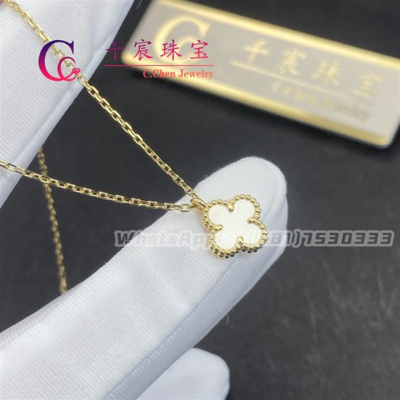 Van Cleef & Arpels Sweet Alhambra Pendant Mother-of-pearl VCARF69100 ...