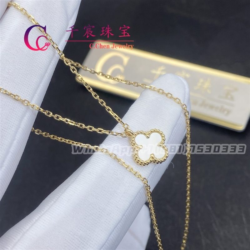 Van Cleef & Arpels Sweet Alhambra Pendant Mother-of-pearl VCARF69100 ...