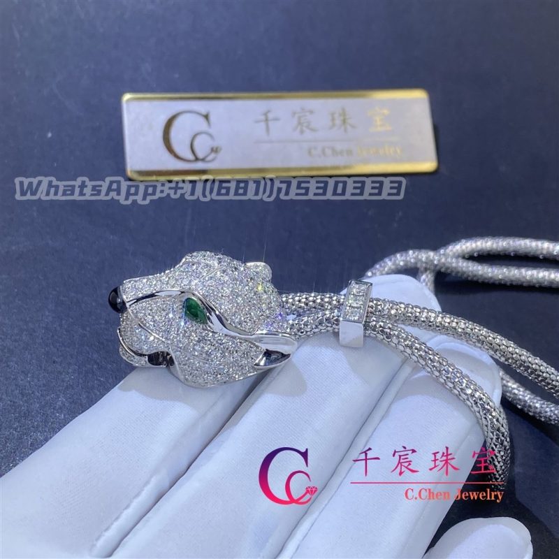 Cartier PanthÈre De Cartier Necklace White Gold Diamonds N7408238 – C ...